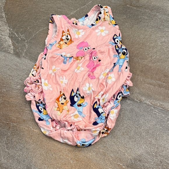 Little Sleepies | Dresses | Little Sleepies Bamboo Pink Bluey Bubble ...